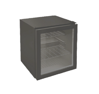 Bancool Mini Refrigerator, 1 Glass Door, Model 55 - Black Plastic ...